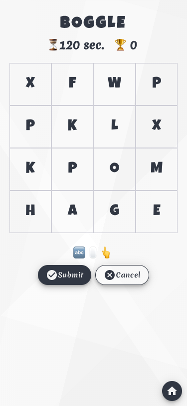 GitHub - 99darshan/play-boggle: Boggle Game Built with REACT and ROR https://playboggle.netlify.com/